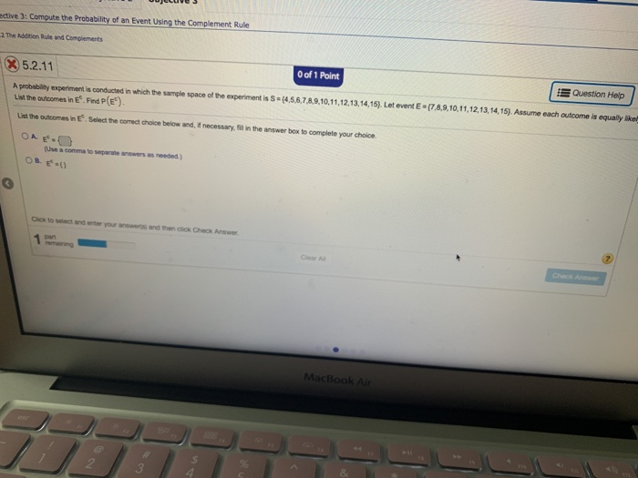 Solved ective 3: Compute the Probability of an Event Using | Chegg.com