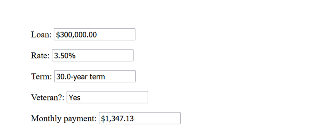 Solved Loan: $300,000.00 Rate: 3.50% Term: 30.0-year term | Chegg.com