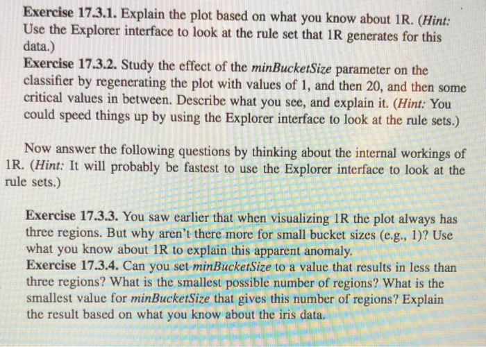 Exercise 17.3.1. Explain the plot based on what you | Chegg.com