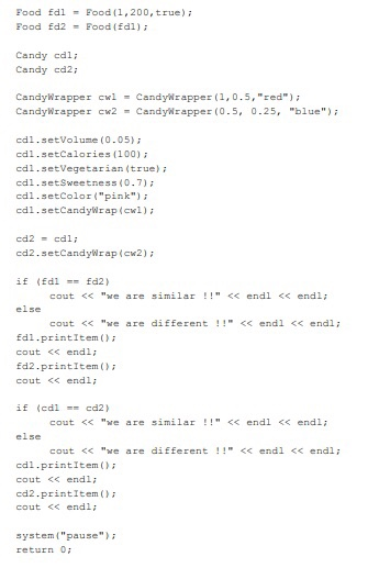 Solved Group Assignment 2: Inheritance Due on BlackBoard | Chegg.com