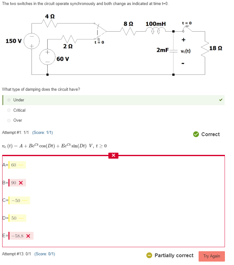 Solved The two switches in the circuit operate synchronously | Chegg.com