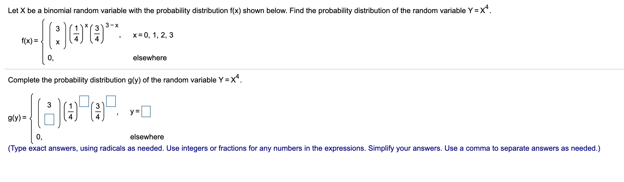 Solved Let X be a binomial random variable with the | Chegg.com