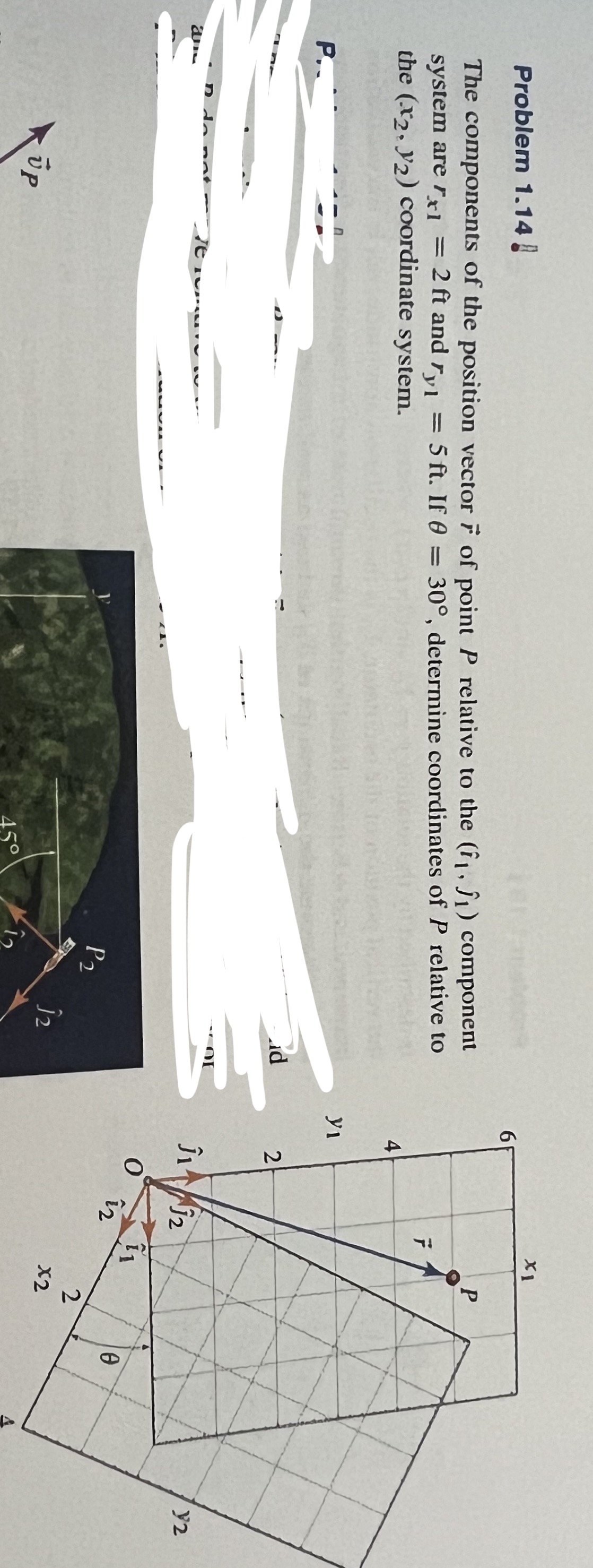 Solved Problem 1.14 ﻿:The components of the position vector | Chegg.com