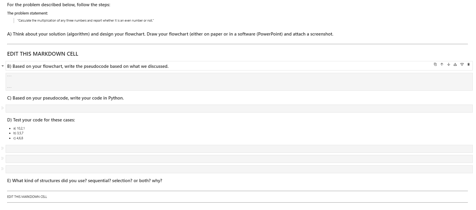 Solved For the problem described below, follow the steps: | Chegg.com