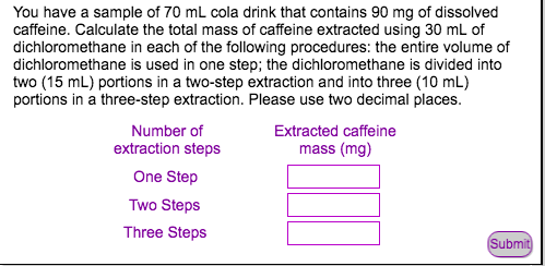 You have a sample of 70 mL cola drink that contains | Chegg.com