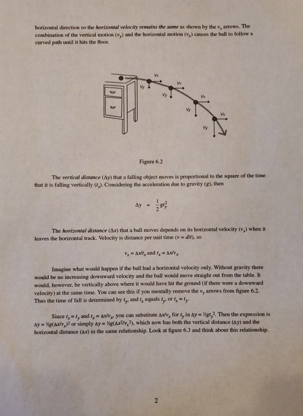 Experiment 4: Projectile Motion Introduction There | Chegg.com