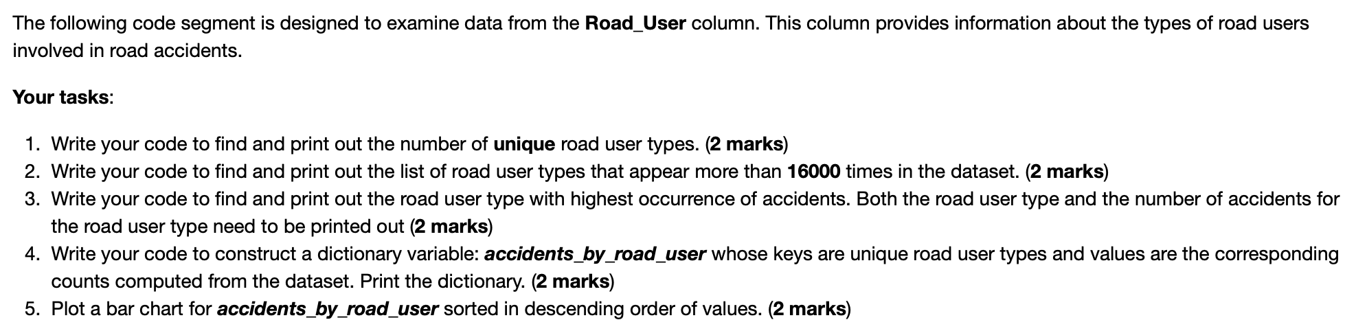 The following code segment is designed to examine | Chegg.com