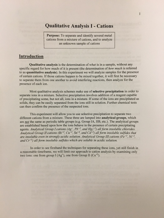 Solved 1. Briefly describe how the analytical group 1, 2, | Chegg.com