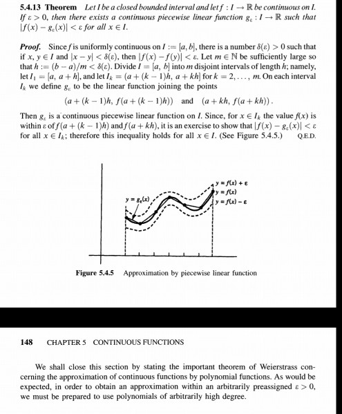 Solved 5.4.13 Theorem Let I be a closed bounded interval and | Chegg.com