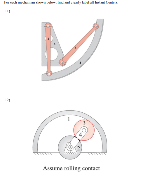 Solved For each mechanism shown below, find and clearly | Chegg.com