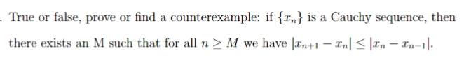 Solved True or false, prove or find a counterexample: if | Chegg.com