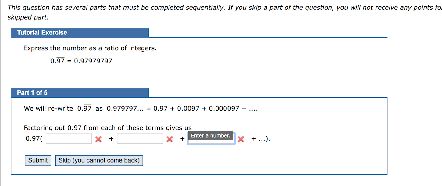 Solved This question has several parts that must be | Chegg.com