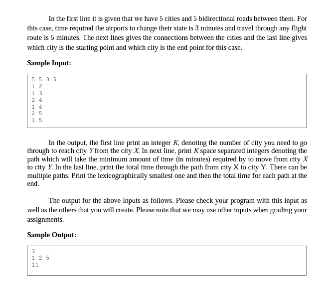 Solved PLEASE USE JAVA AND YOUR OWN GRAPH DATA STURCUTRE ! I | Chegg.com