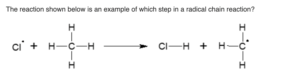 Solved The reaction shown below is an example of which step | Chegg.com