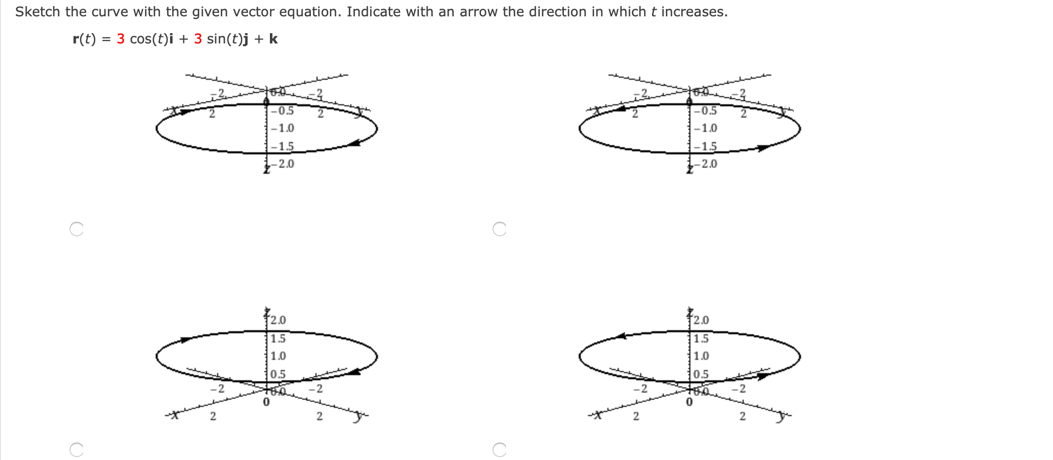 Solved Sketch the curve with the given vector equation. | Chegg.com