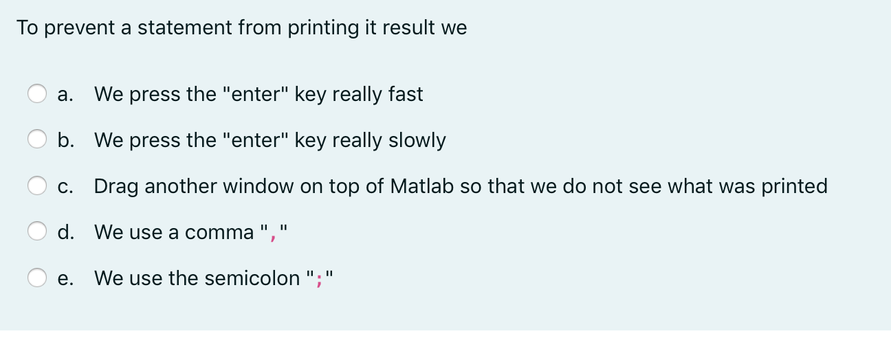 Solved Why does the statement 3A = 4 produce an error a. A | Chegg.com