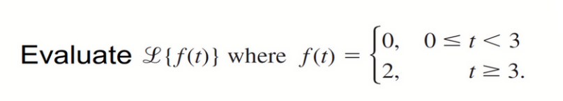 Solved Evaluate L{f(t)} where f(t) = = So, 0 3. | Chegg.com
