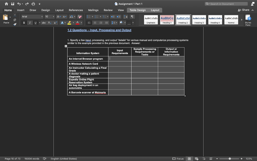 Solved ADO: Assignment 1 Part 1 Q. Search in Document Home | Chegg.com