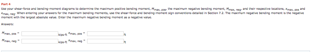 Solved P7.015 GO Multipart Part 1 For the simply supported | Chegg.com