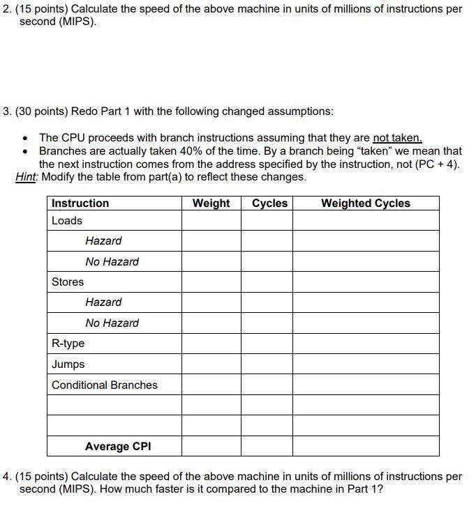 Solved Branch Penalties Consider a multi-cycle processor | Chegg.com