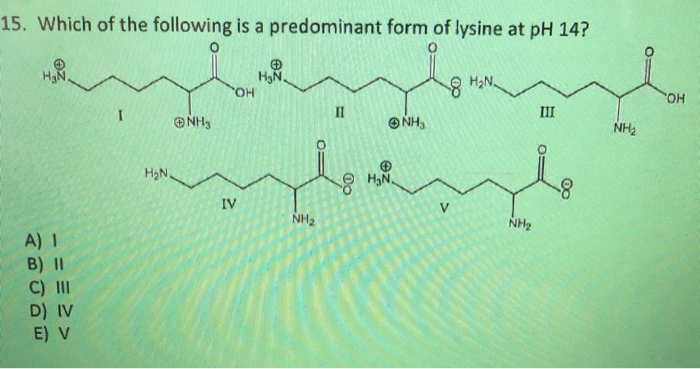 Solved 15. Which of the following is a predominant form of | Chegg.com