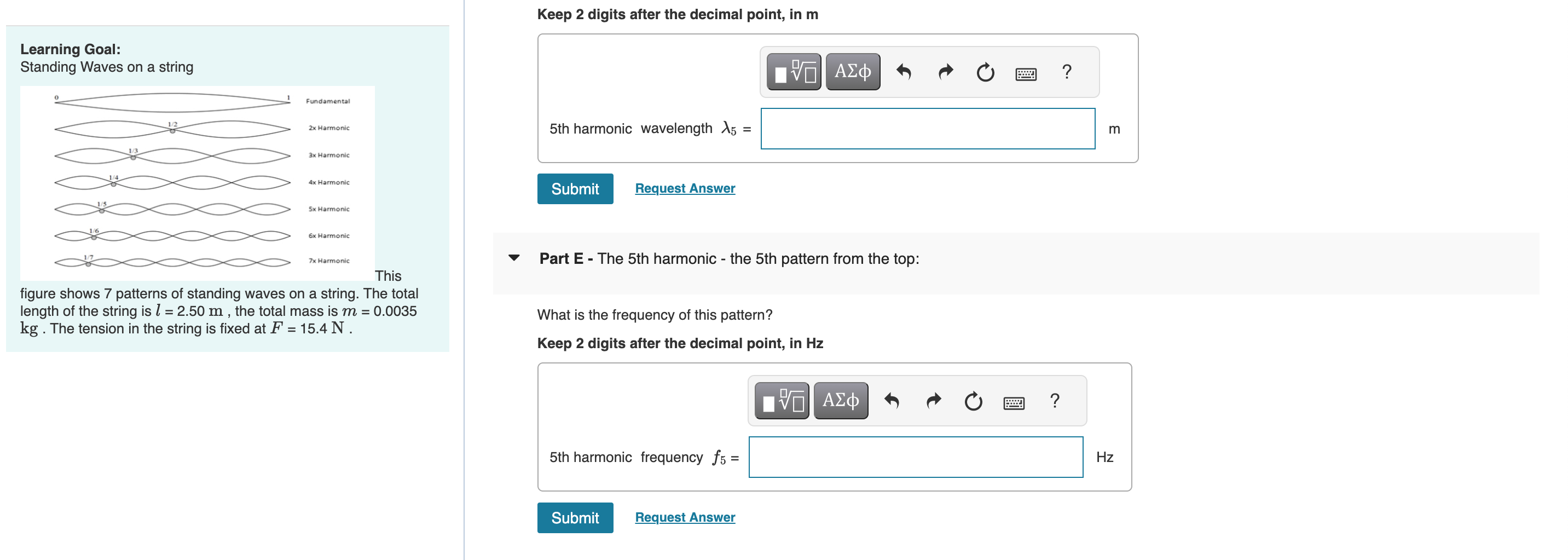 Solved Part A - What is the speed of wave on this string? | Chegg.com