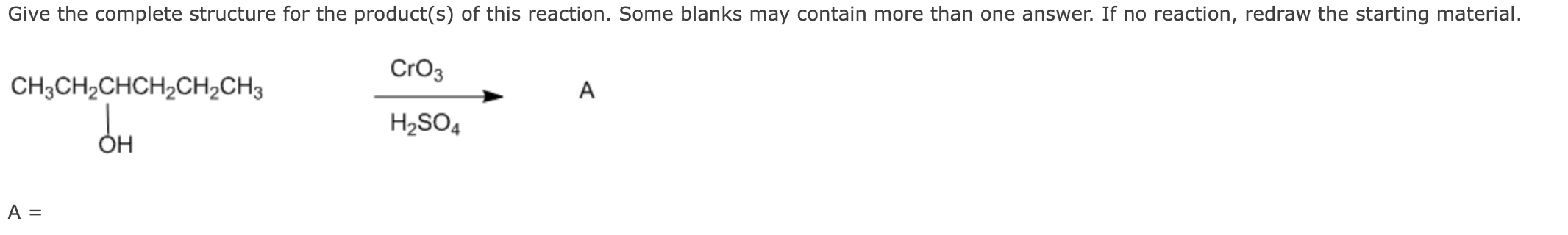 Solved give the complete structure for the product of this | Chegg.com