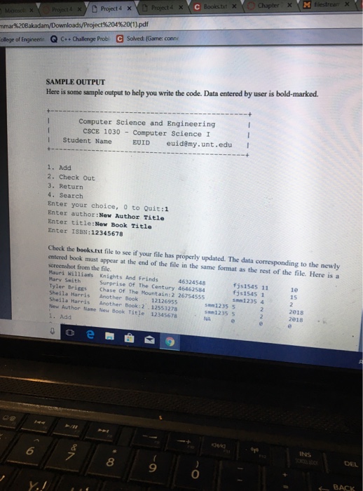 Solved 11.59 Due: May 02, 2018 In this project, you will | Chegg.com