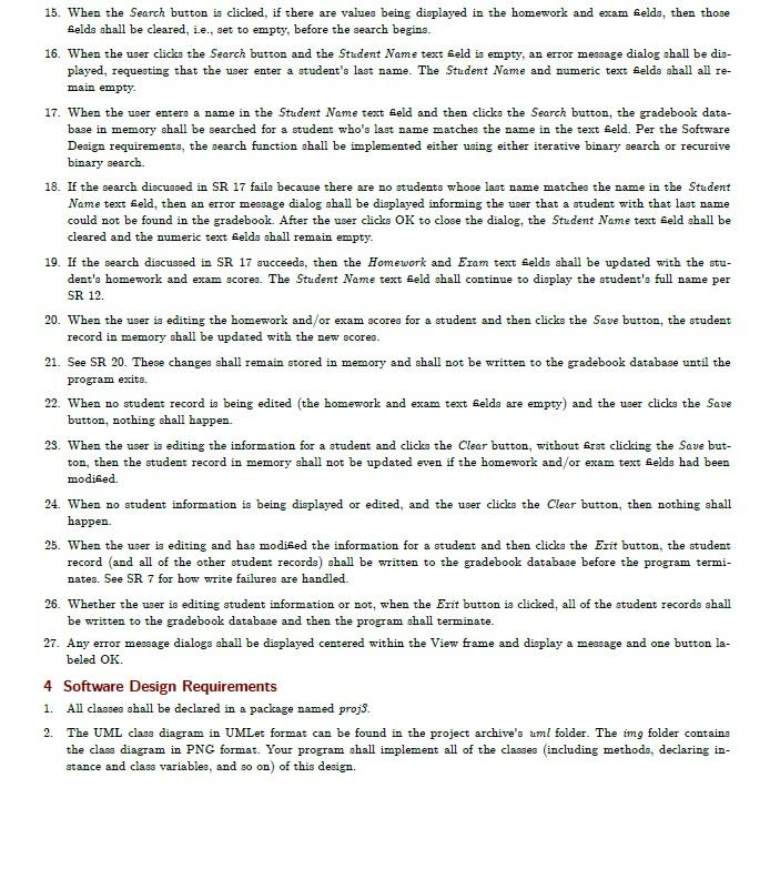 3 Background This project shall implement a program | Chegg.com