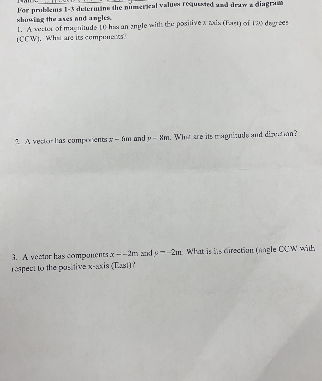 Solved For Problems 1 3 Determine The Numerical Values