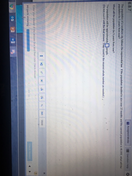 Solved 6.8.7 More | Chegg.com