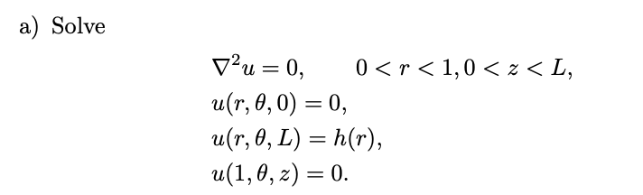 Solved Electrostatics: θ-independent Dirichlet problem in a | Chegg.com