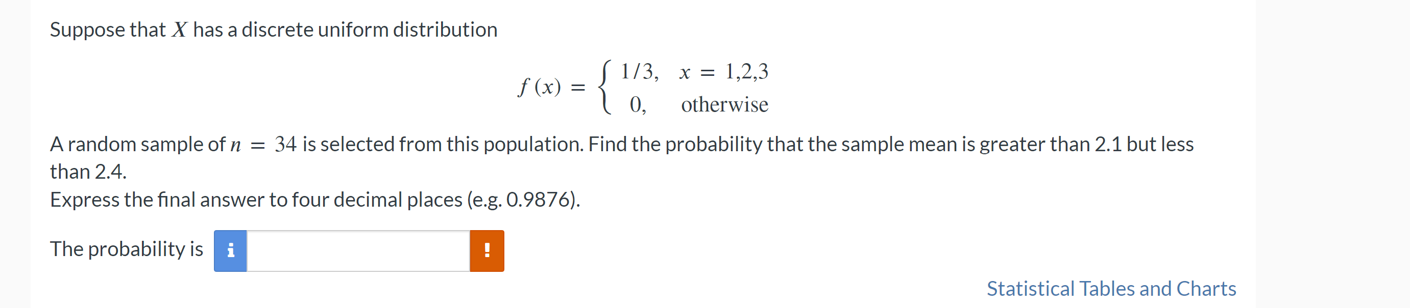 Solved Suppose that X has a discrete uniform distribution | Chegg.com