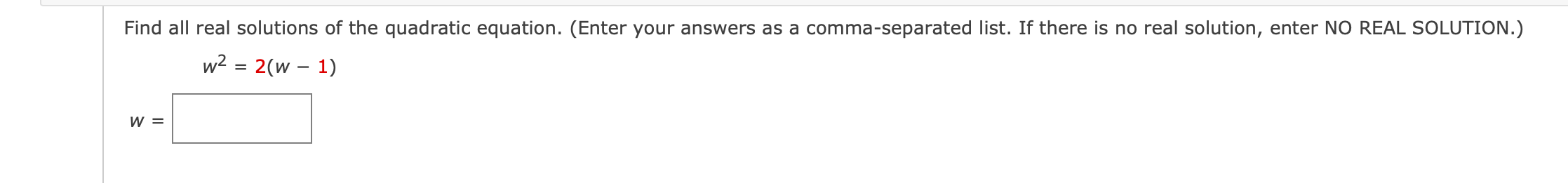 Solved Find all real solutions of the quadratic equation. | Chegg.com