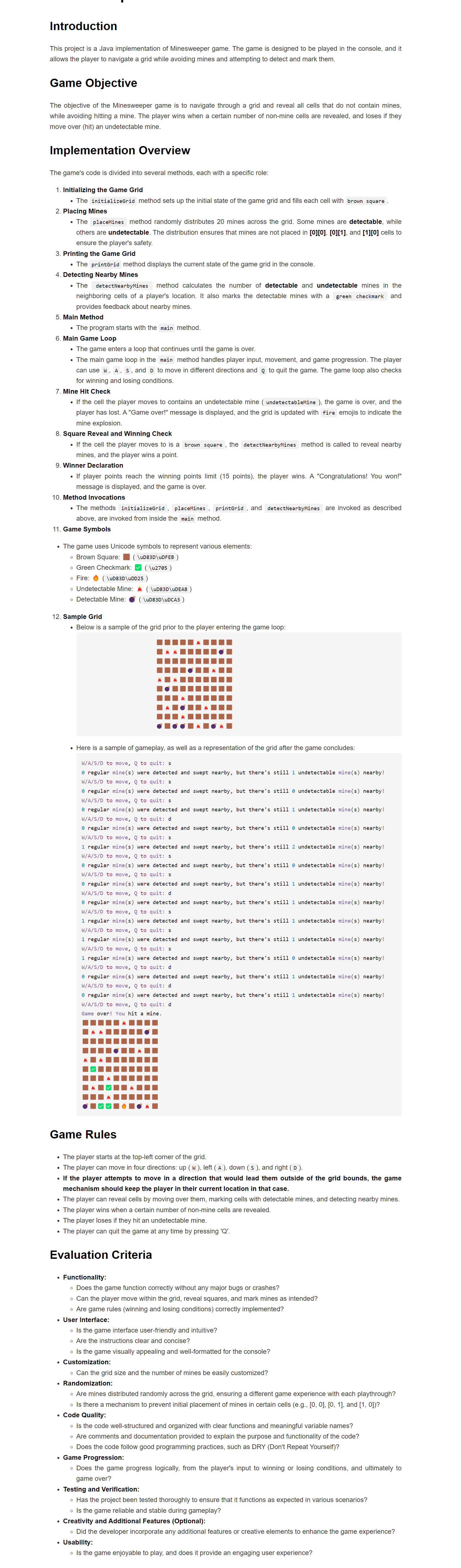 IntroductionThis project is a Java implementation of | Chegg.com