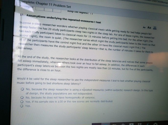 Solved omplete: Chapter 11 Problem Set Keep une rugneseTi | Chegg.com