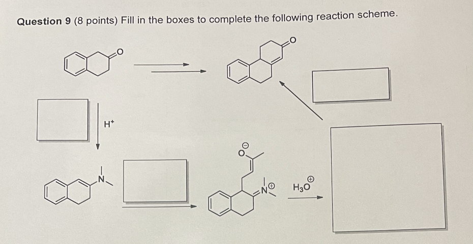 Solved Question 9 (8 points) Fill in the boxes to complete | Chegg.com
