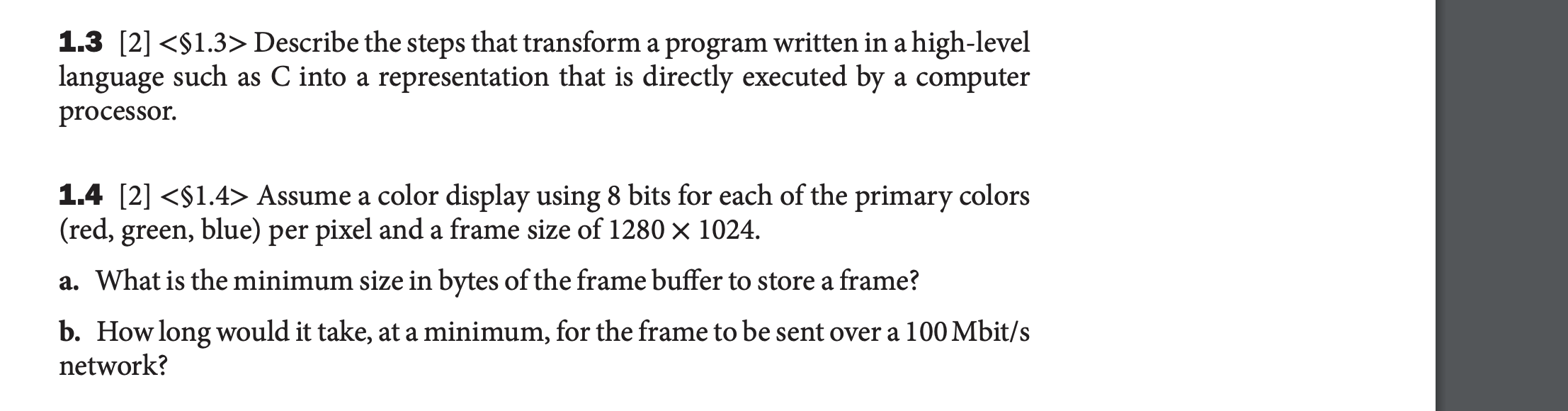 Solved 1.3[2] Describe the steps that transform a | Chegg.com
