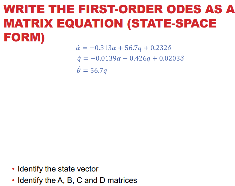 Solved WRITE THE FIRST-ORDER ODES AS A MATRIX EQUATION | Chegg.com