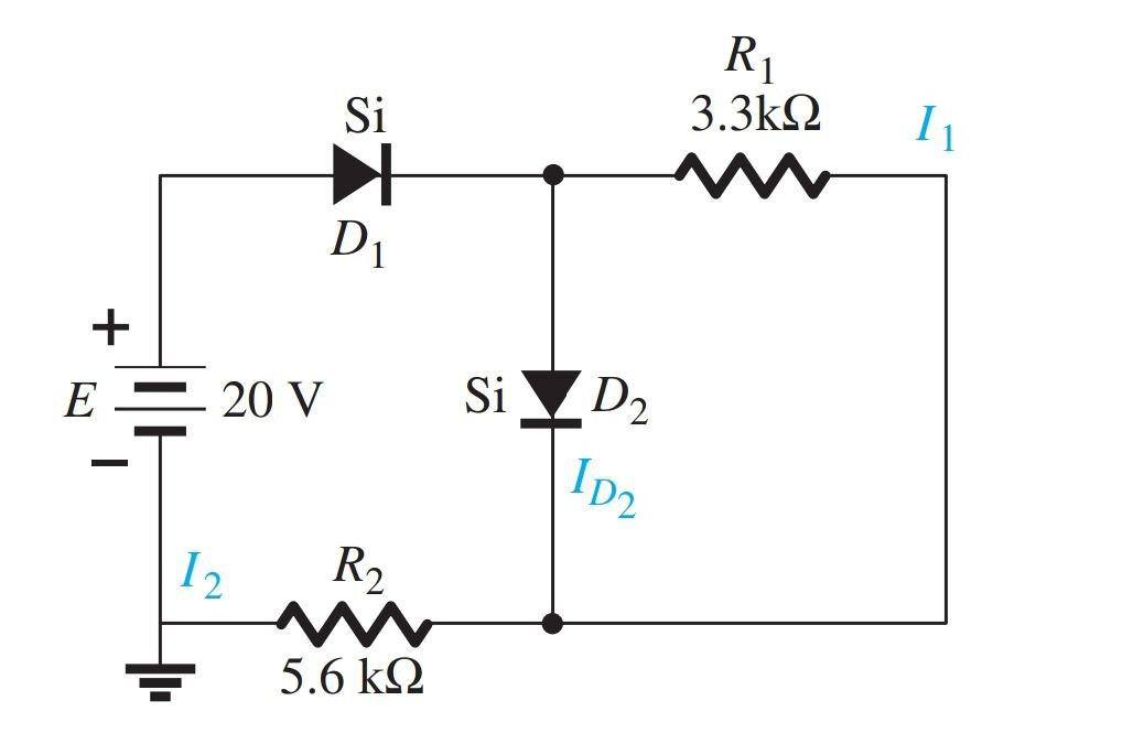 Solved Did you determine the currents I1 , I2 , and ID2 for | Chegg.com