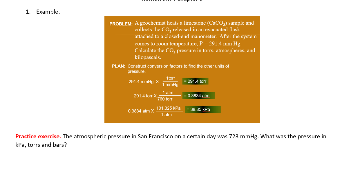 Standard Temperature And Pressure Example