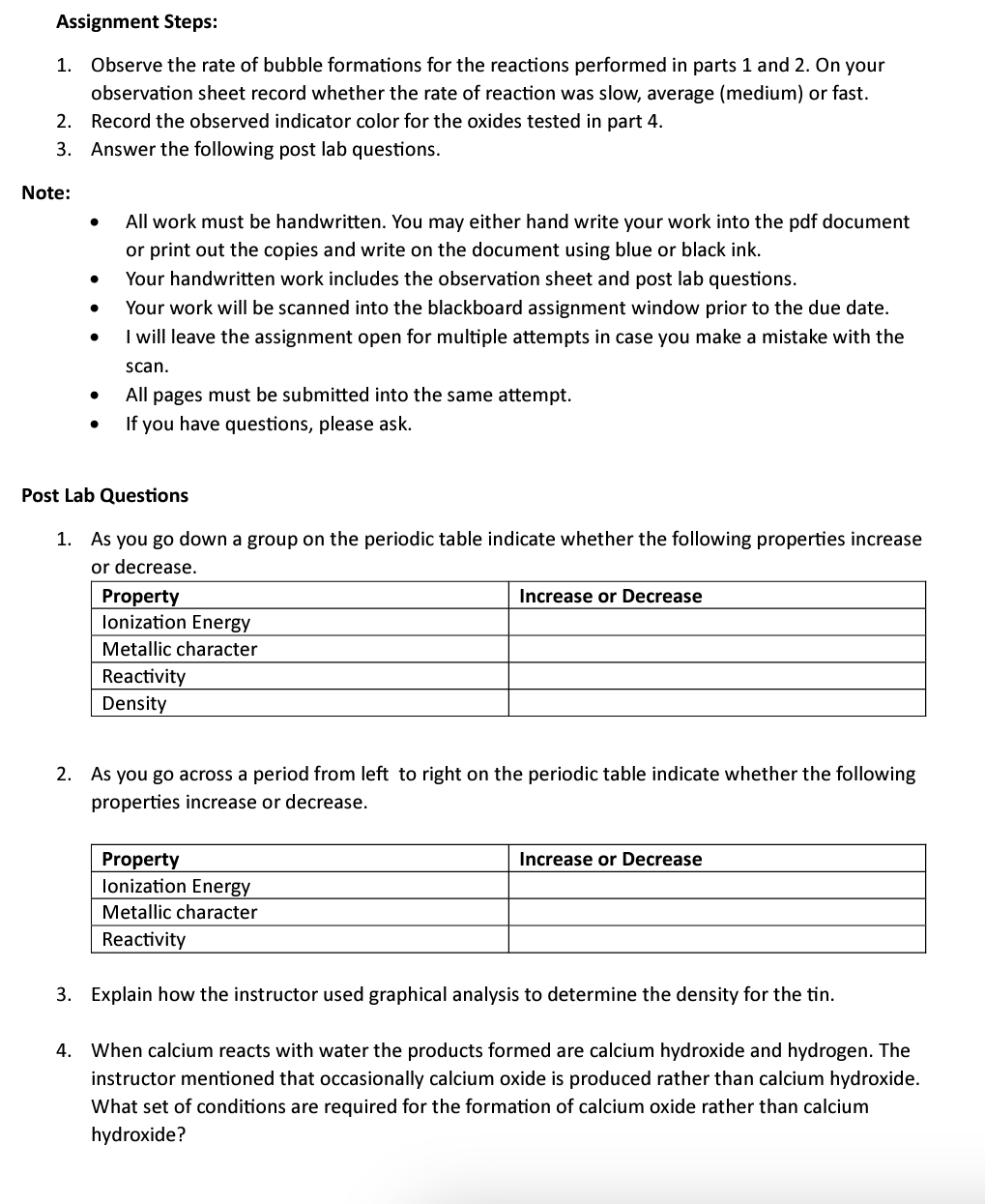 Solved Part 1: 1. Place a small strip of magnesium in a test | Chegg.com
