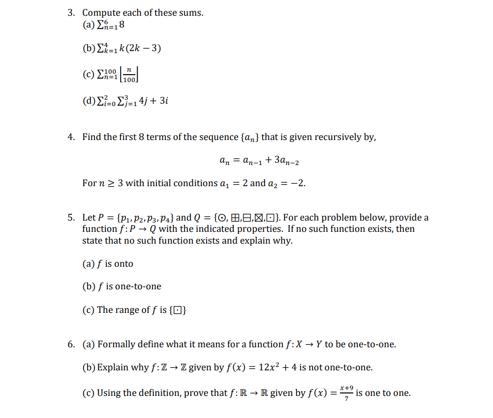 Solved 1. Determine whether each of these sets is finite, | Chegg.com
