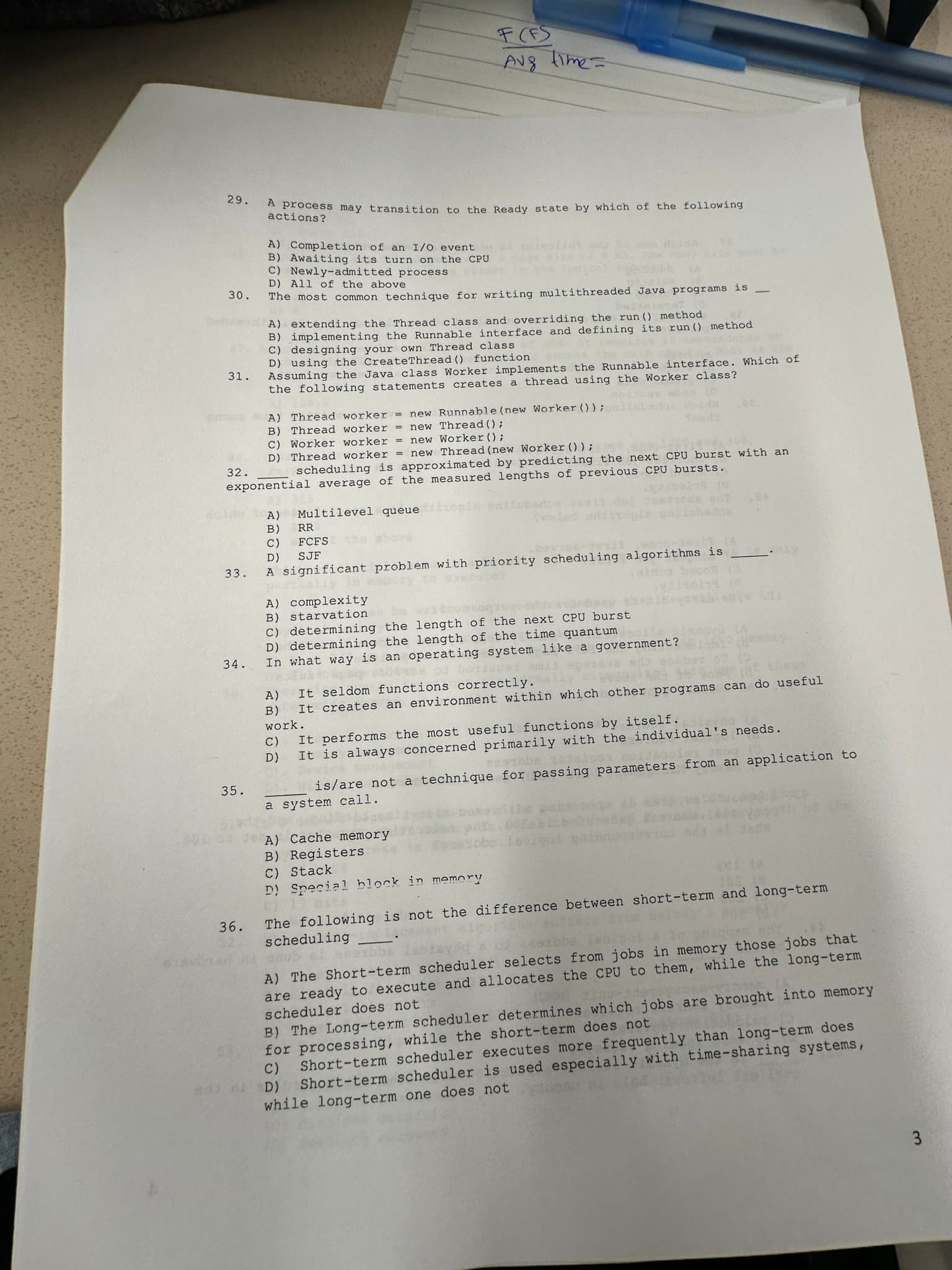 Solved The Most Common Technique For Writing Multithreaded