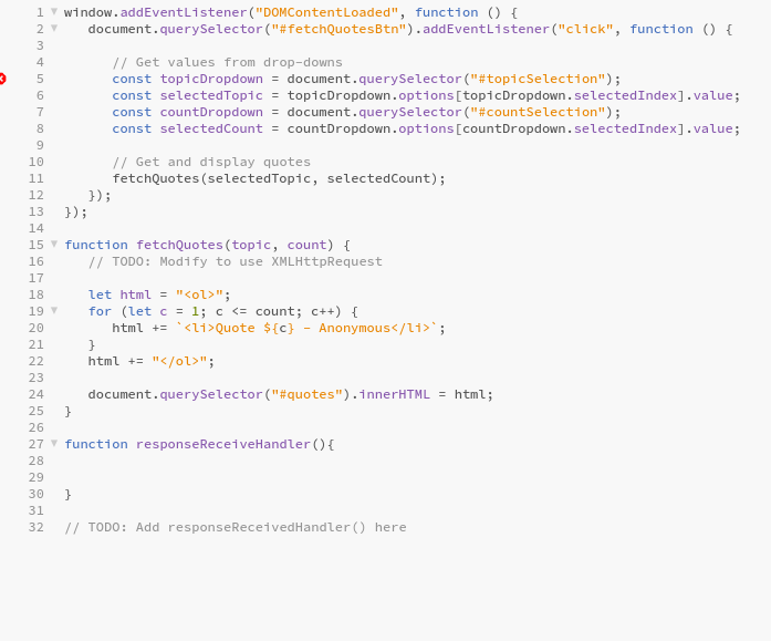 In this lab, you will use a web API to fetch and | Chegg.com