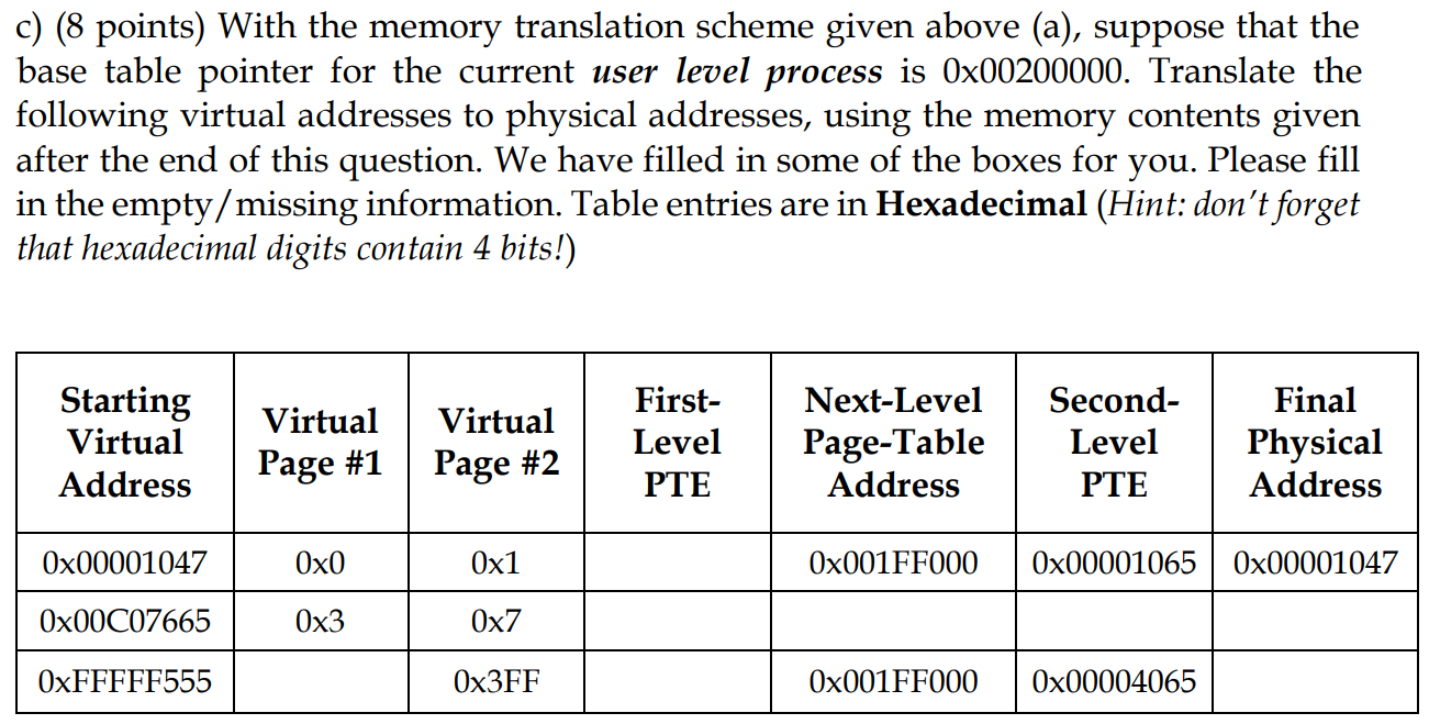 Solved 3.5 Consider a multi-level memory management scheme | Chegg.com