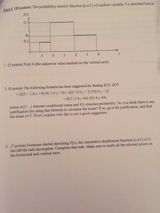 Solved The probability density function (p.d.f) of random | Chegg.com