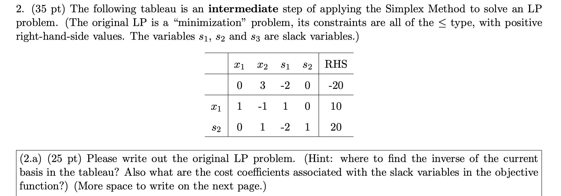 (2.b) (10 pt) Please continue from the current | Chegg.com