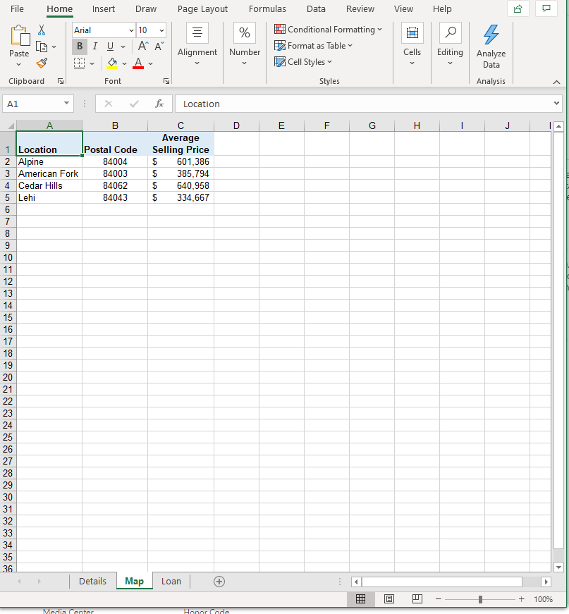 File Home Insert Draw Page Layout Formulas Data | Chegg.com