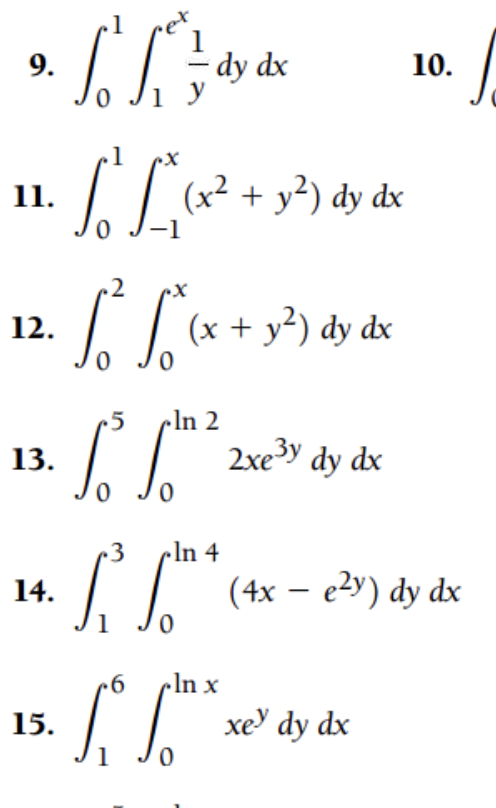 Solved In Exercises 1-16, ﻿evaluate the double integral. Do | Chegg.com